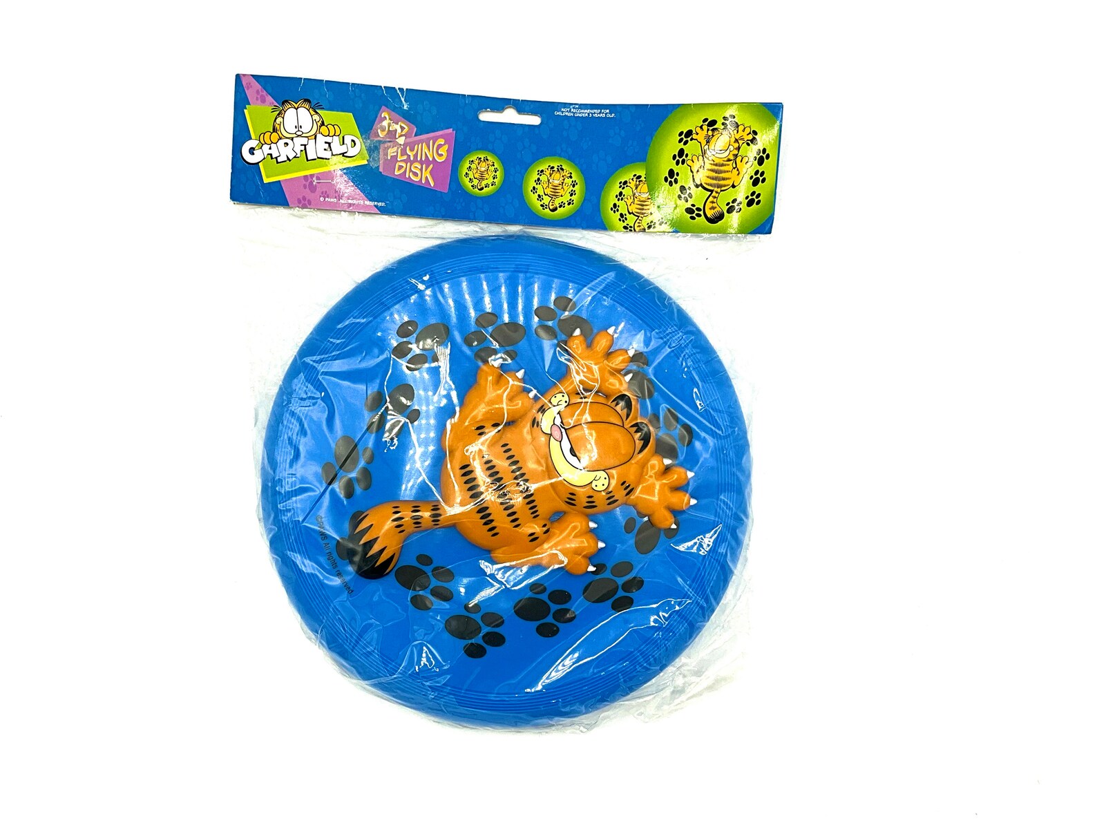 Gorgeous Collectible and Vintage Garfield 3D Frisbee Flying Dish, Paws ...
