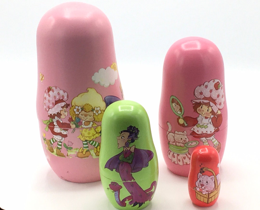 Vintage Nesting Strawberry Shortcake Doll Set of 4. - Etsy