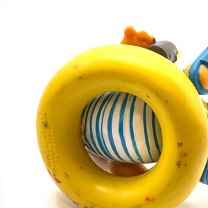 Vintage Garfield Swimming, Raft, Figurine Cat, Orange. - Etsy