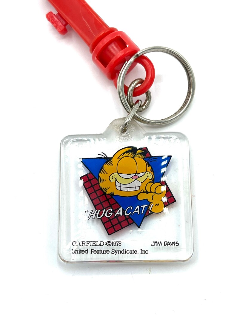 Gorgeous Collectible Garfield as Rabbit Keychain Figurine - Etsy