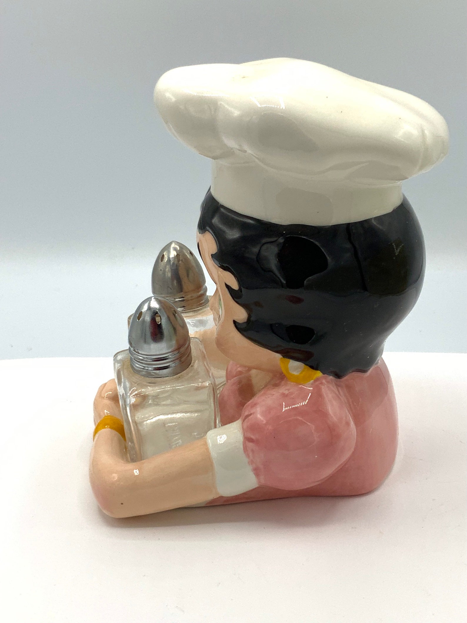 Gorgeous Collectible and Vintage Betty Boop as Chef, Ceramic. Salt and ...