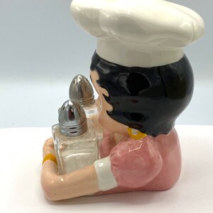 Gorgeous Collectible and Vintage Betty Boop as Chef, Ceramic. Salt and ...