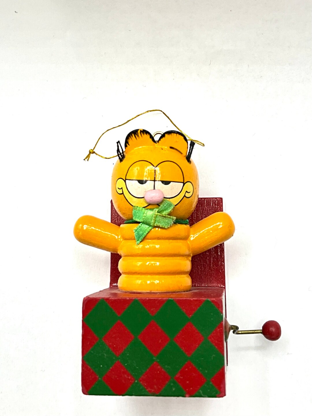 Gorgeous Collectible and Vintage Dakin Garfield Cat Wood as Jack in the ...