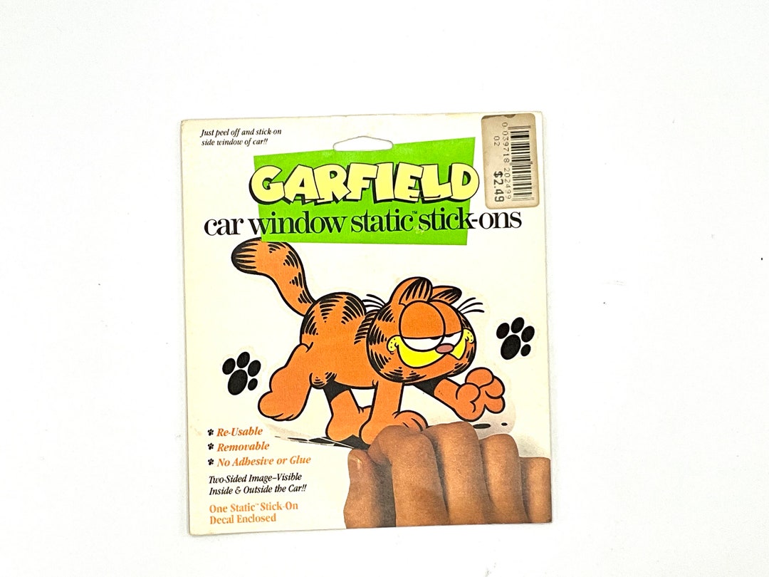 Gorgeous Collectible and Vintage Garfield Christmas Static Stickers. - Etsy
