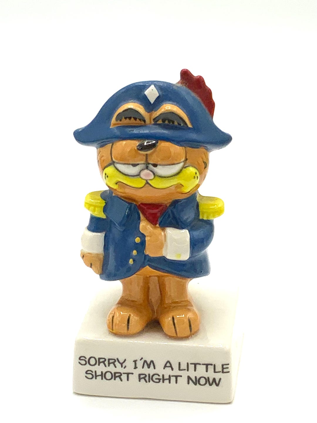 Gorgeous Collectible and Vintage Garfield as a Napoleon’ Ceramic ...
