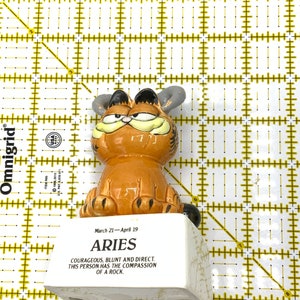 Gorgeous Collectible and Vintage Porcelain Garfield by Enesco, Aries ...