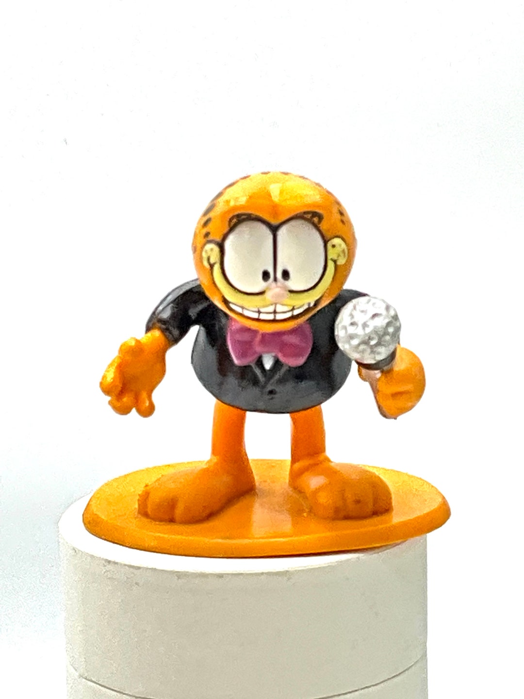 Gorgeous Collectible and Vintage Garfield as Singer Cat, Orange, Toy ...