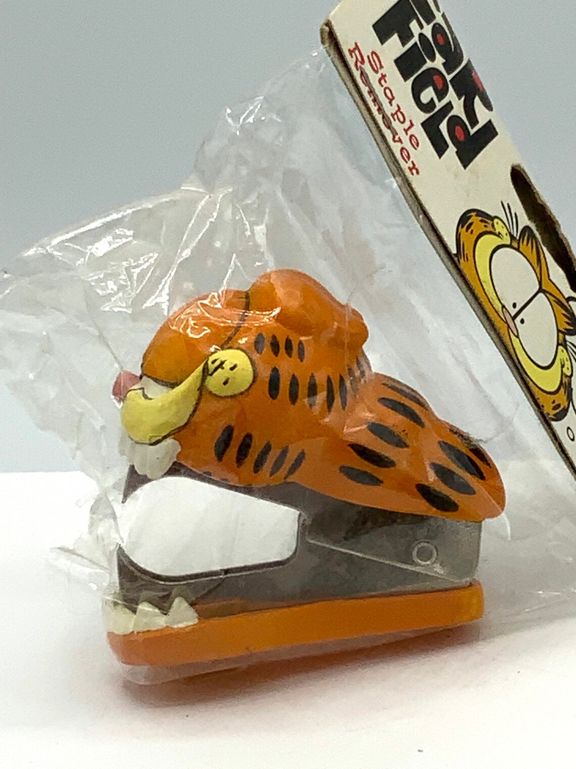 Vintage Garfield Staple Remover Cat Orange. | Etsy