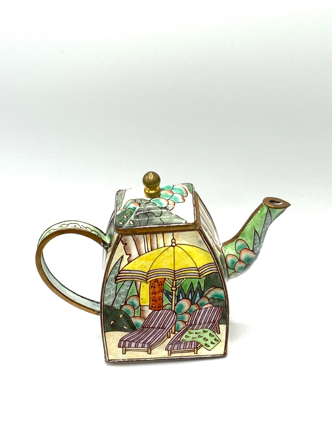 Gorgeous Collectible and Vintage Teapot Light Blue Miniature - Etsy