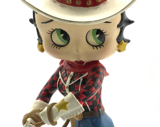 Gorgeous Collectible and Vintage Betty Boop Figure cowgirl by Danbury ...