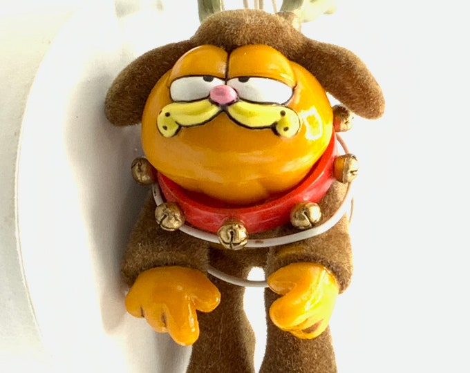 Gorgeous Collectible and Vintage Ornament as Deer Garfield Ornament ...