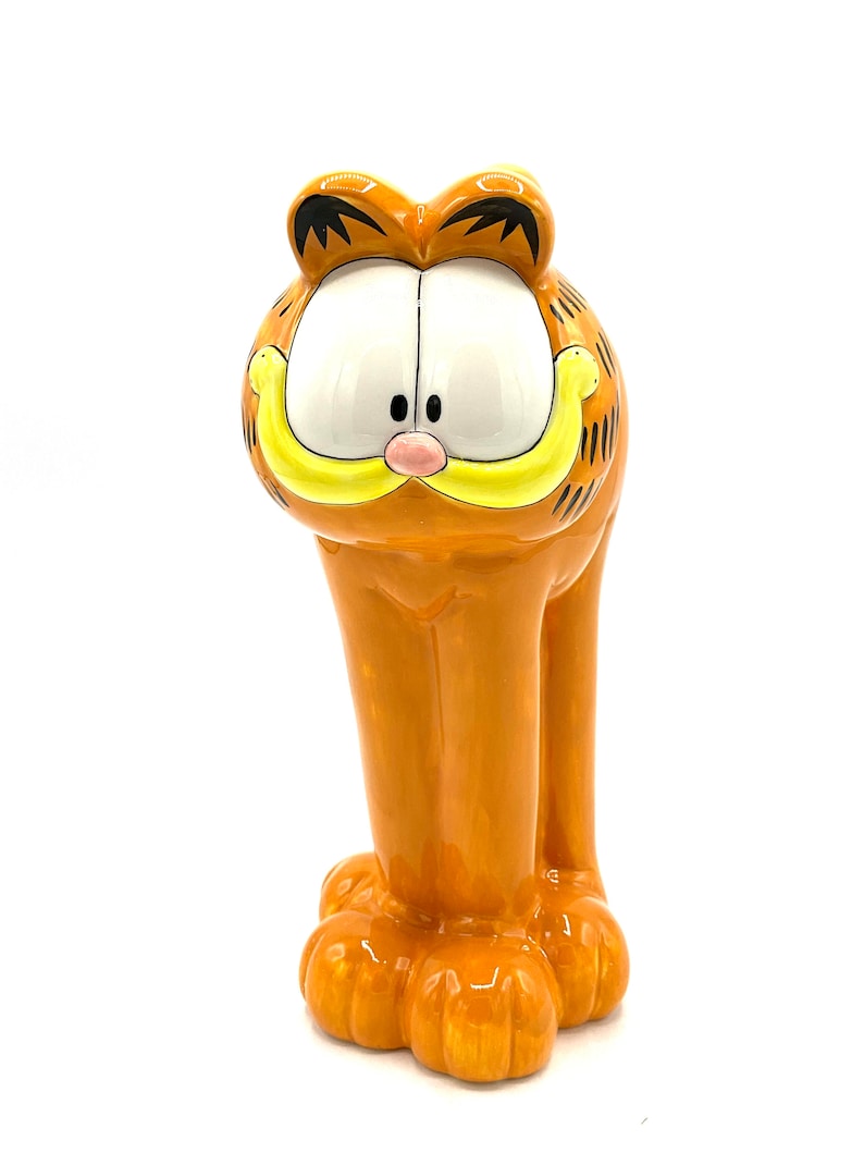 Gorgeous Collectible and Vintage Garfield 3D Vase, Garfield With Long ...