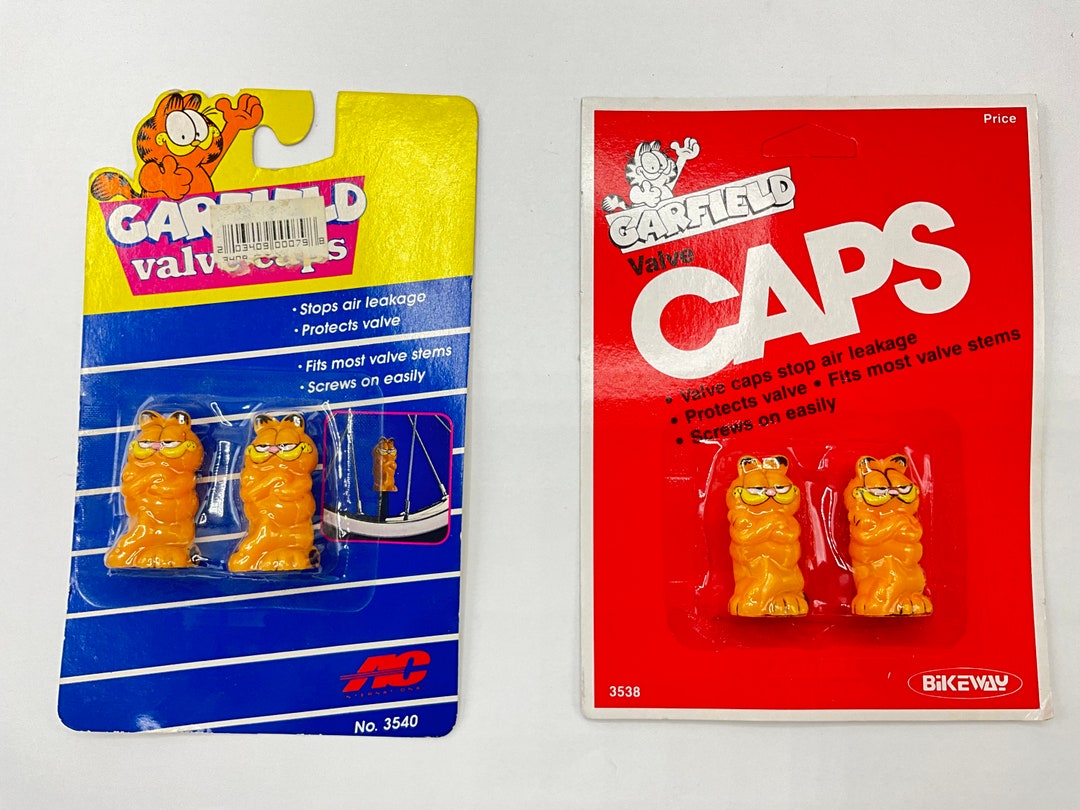 Gorgeous Collectible and Vintage Garfield Caps, Pair, Cat, Orange. - Etsy