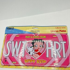 Gorgeous Collectible and Vintage Betty Boop Car Plate, Lice Plate, Swt ...