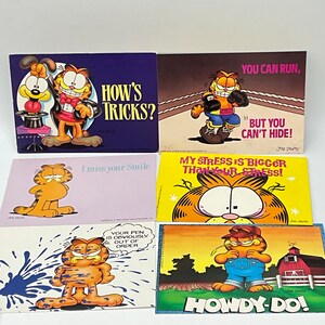 Gorgeous Collectible and Vintage Garfield Post Cards, - Etsy