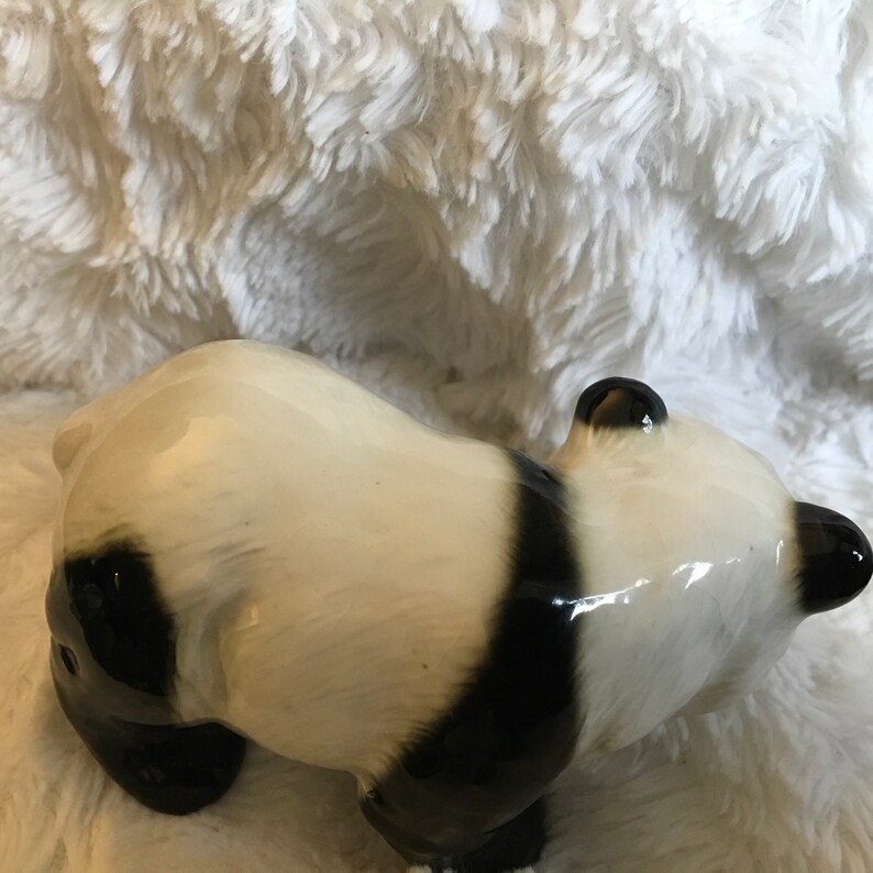 Panda Bear Porcelain Figurines | Etsy