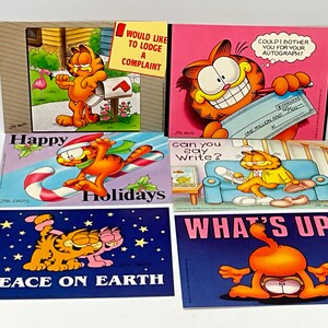 Gorgeous Collectible and Vintage Garfield Post Cards, - Etsy