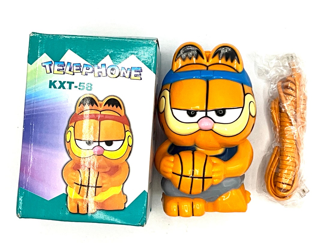 Gorgeous Collectible and Vintage Garfield as Flip Phone Figure ...