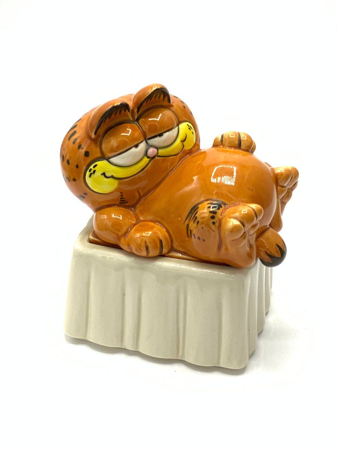Gorgeous Collectible and Vintage Rare Ceramic Jewelry Garfield, Trinket ...
