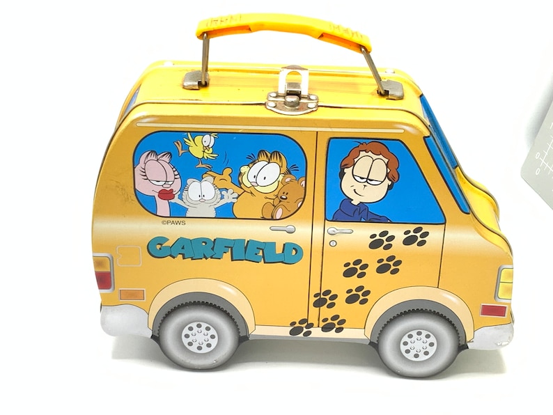 Gorgeous Collectible and Vintage Garfield Lunch Box With Thermos ...