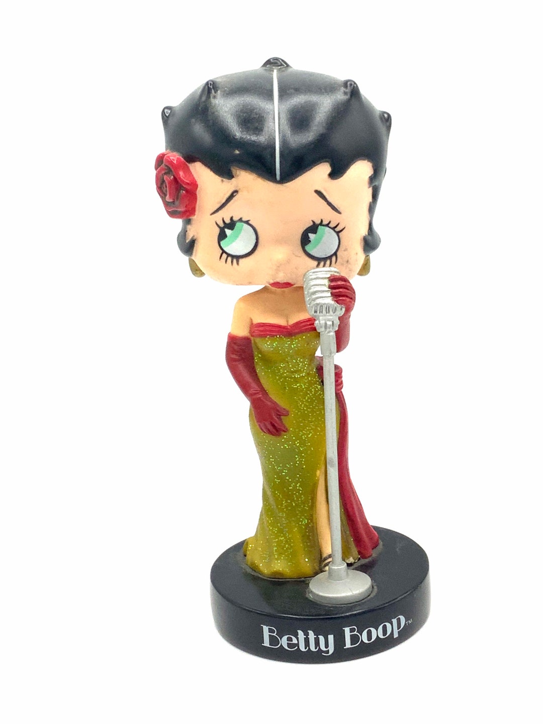 Gorgeous Collectible Betty Boop Bobble Head Singer, Sexy, 7 Inches Tall ...
