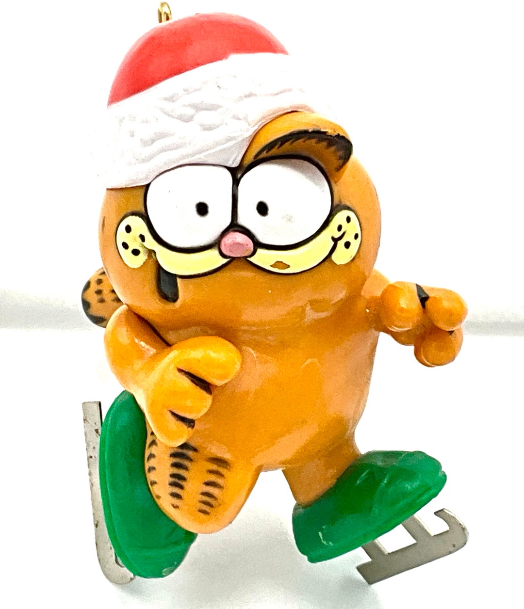 Gorgeous Collectible and Vintage Ceramic Garfield With Skates, Winter ...