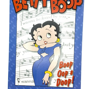 Gorgeous Collectible and Vintage Tin Sign Betty Boop, Metal, New York ...