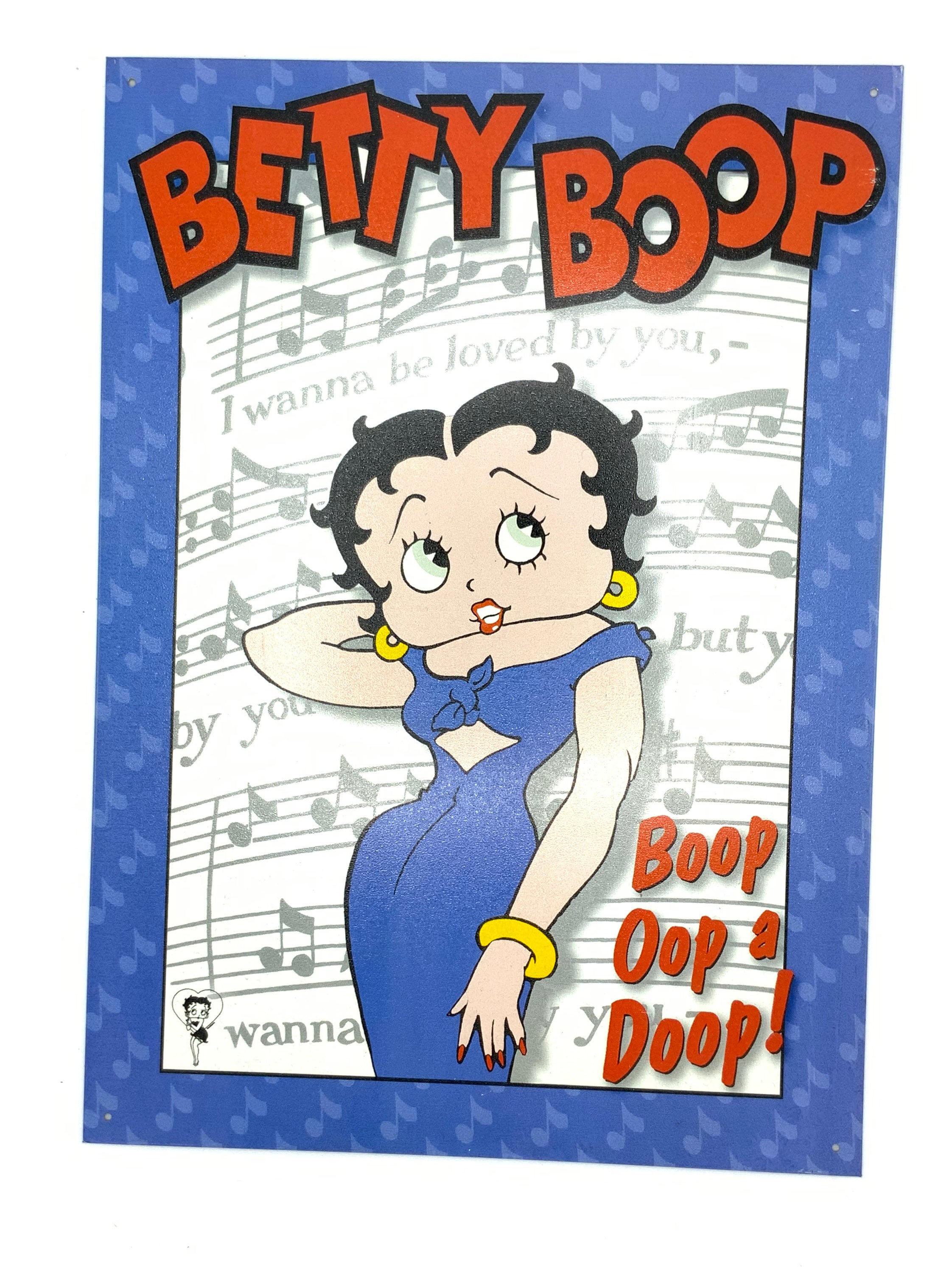 Gorgeous Collectible and Vintage Tin Sign Betty Boop Metal - Etsy