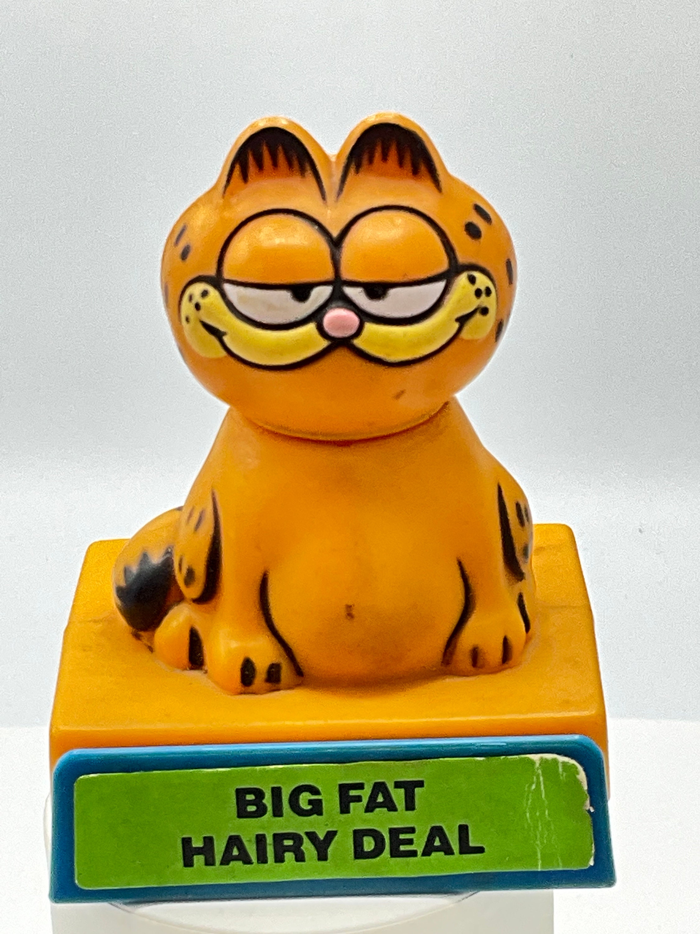Vintage Garfield Push and Garfield Move His Head Figurine - Etsy