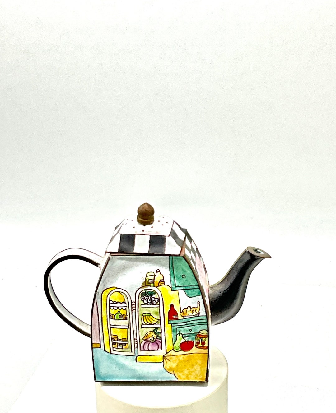 Gorgeous Collectible and Vintage Teapot Miniature Chinese, Cloisonne ...