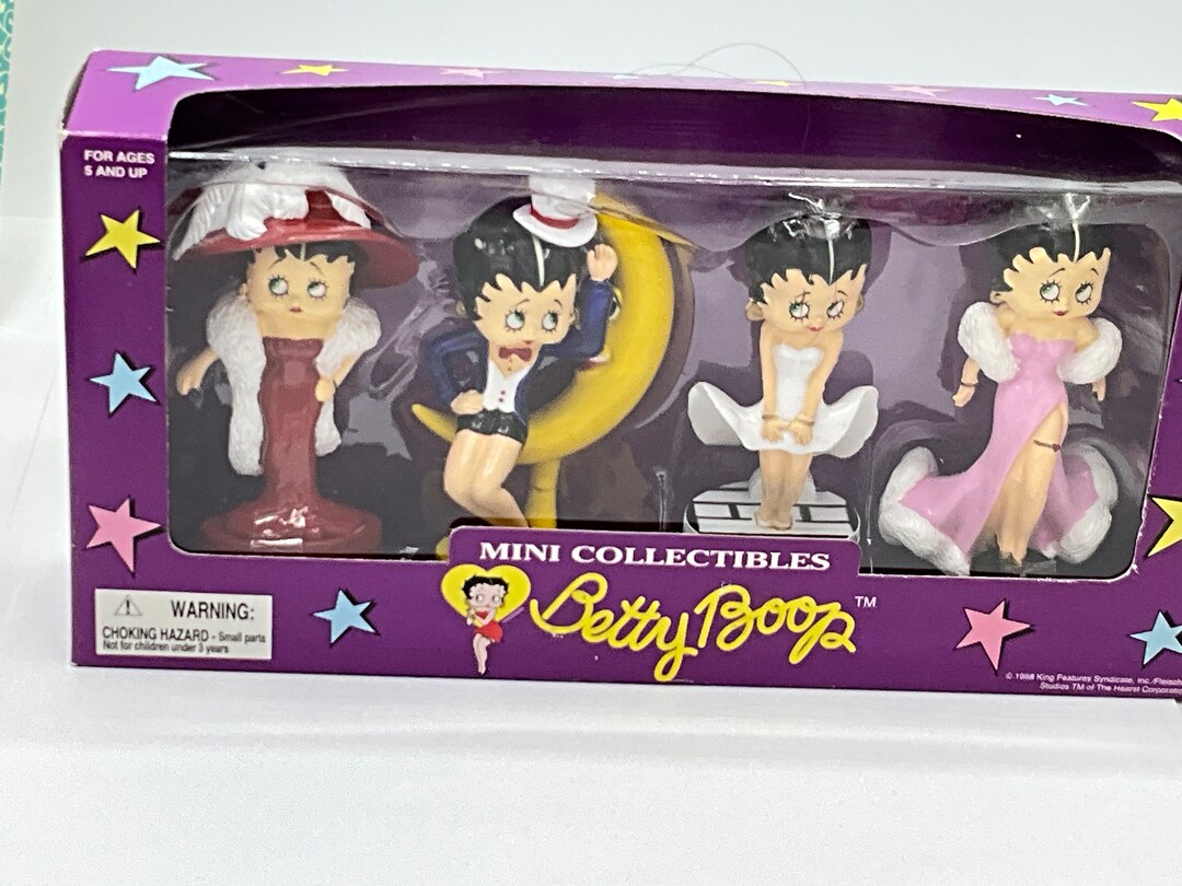 Gorgeous Collectible and Vintage Betty Boop Figurine Set of Four ...
