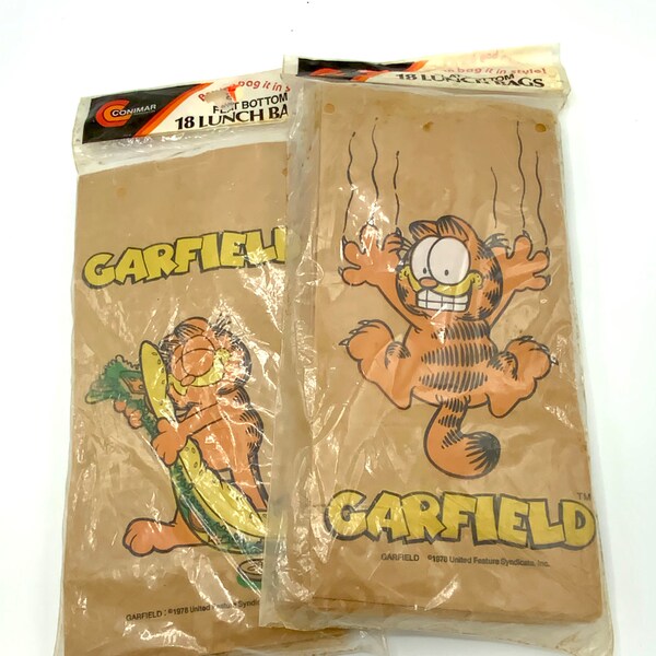 Garfield Lunch Box - Etsy