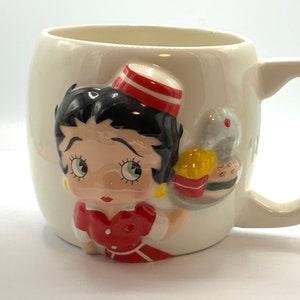 Gorgeous Vintage BETTY Boop Mug , Betty’s Dinner, 3D. - Etsy