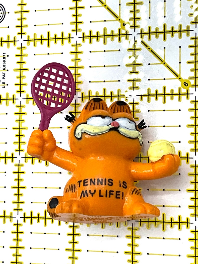 Gorgeous Collectible and Vintage Garfield is Playing Tennis. - Etsy