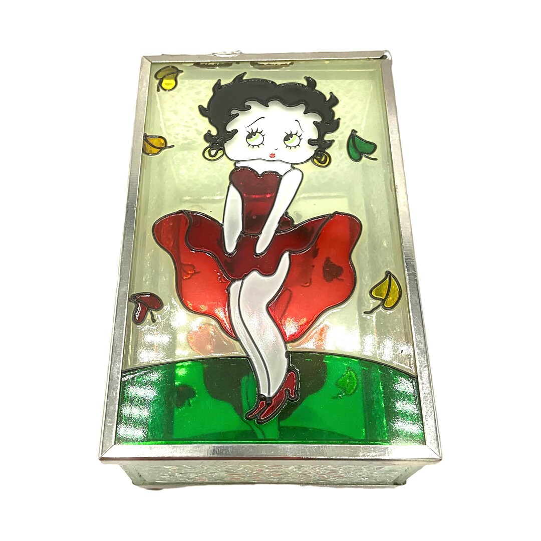 Gorgeous Collectible and Vintage Betty Boop With Red Dress, Rectangle ...