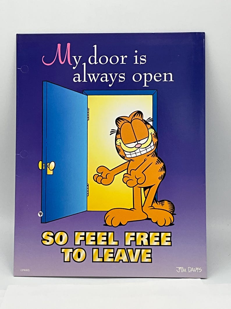 Gorgeous Collectible and Vintage Garfield Mead Folders, Cat School ...