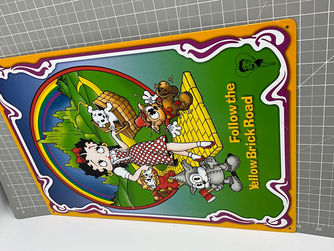 Gorgeous Collectible and Vintage Tin Sign Betty Boop Metal - Etsy