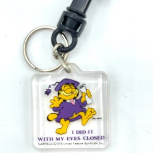 Gorgeous Collectible Garfield as Rabbit, Keychain, Figurine, Clear ...