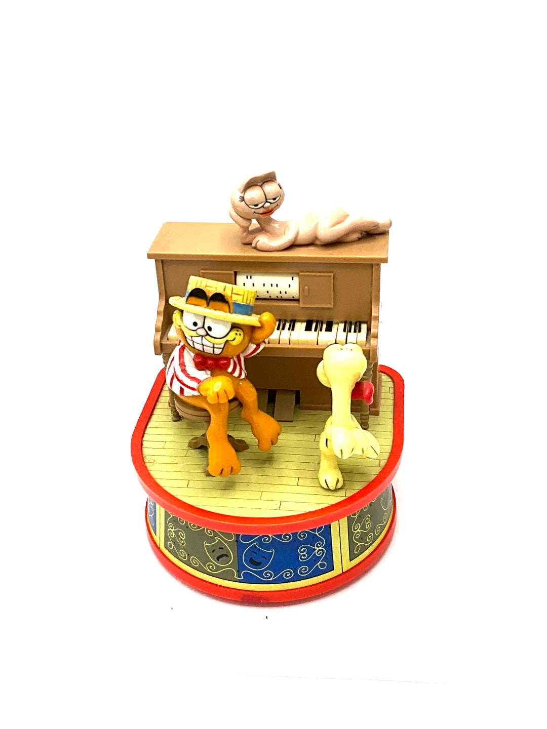 Gorgeous Collectible and Vintage Garfield Plastic Cat, Music Box. - Etsy