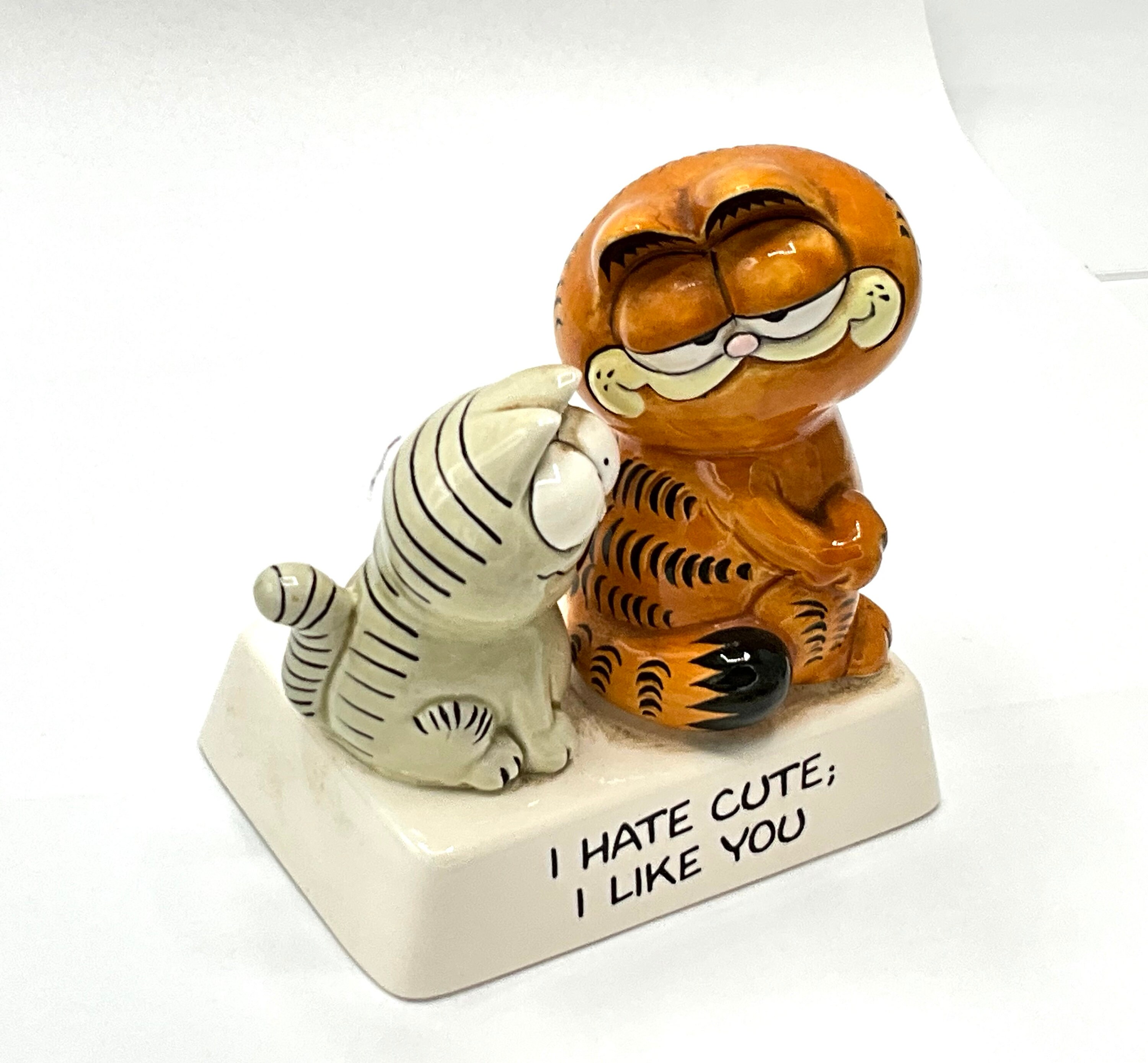 Gorgeous Collectible and Vintage Rare Garfield and Nermal, I Hate Cute ...