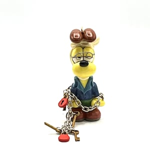 Gorgeous Collectible and Vintage Odie With a Chains, Ornament, Dog ...