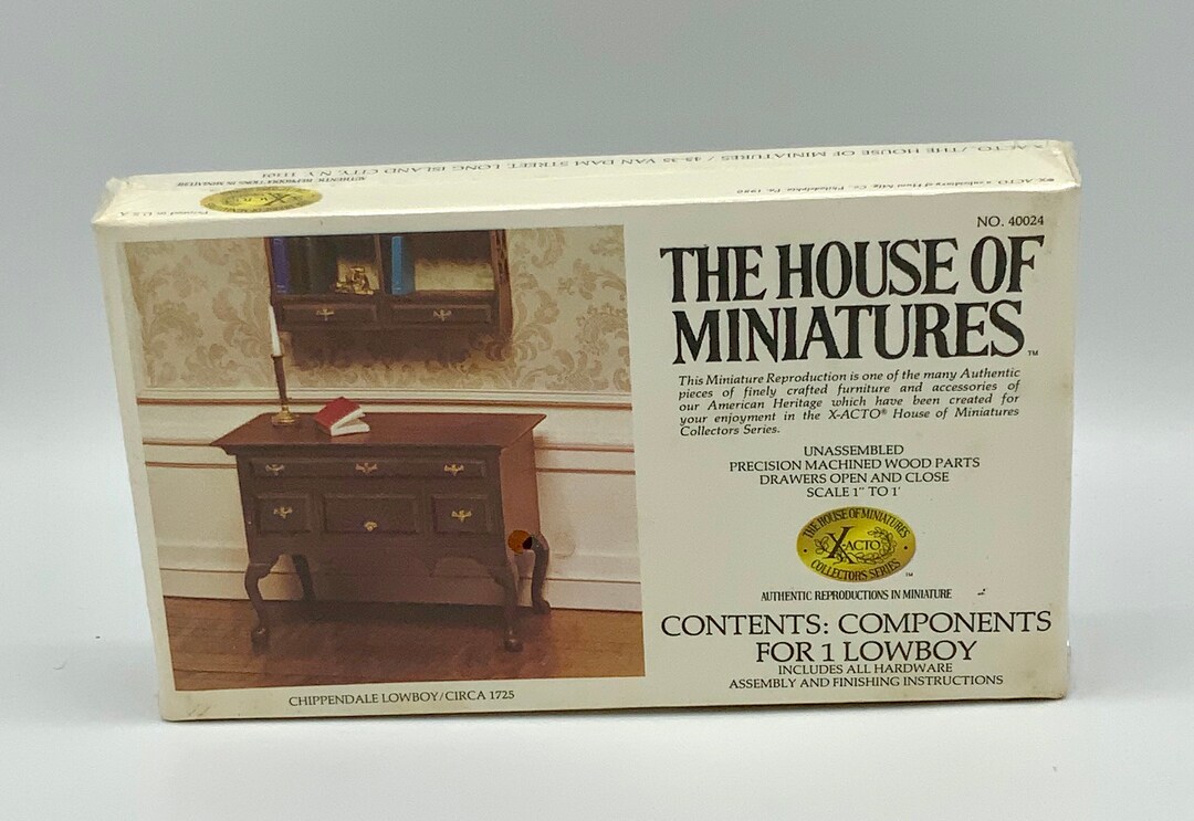 Gorgeous Collectible and Vintage Miniature Chippendale Lowboy by House ...