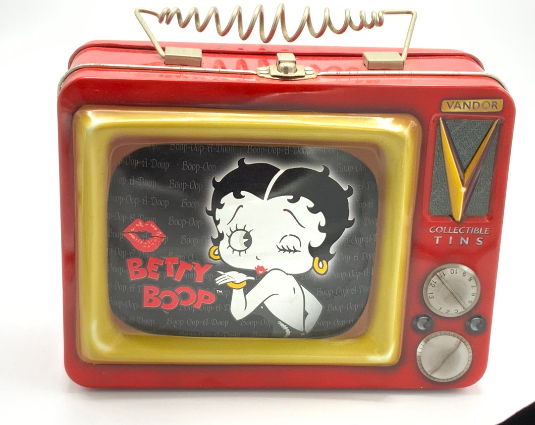 Gorgeous Collectible and Vintage Betty Boop Lunch Box, Red, Tin. - Etsy