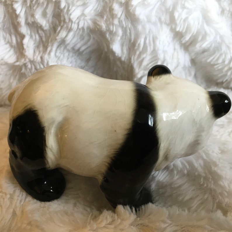 Panda Bear Porcelain Figurines - Etsy