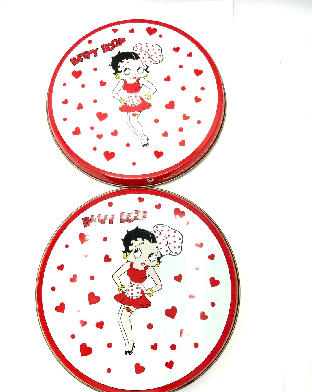 Gorgeous Collectible and Vintage Stove Burner Betty Boop, Set of 4 ...
