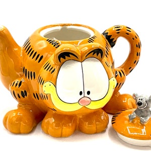 Gorgeous Collectible and Vintage Garfield Ceramic Teapot With Gray ...