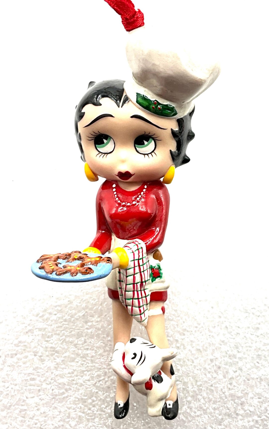 Gorgeous Collectible and Vintage Betty Boop as Chef With Cookies, Red ...