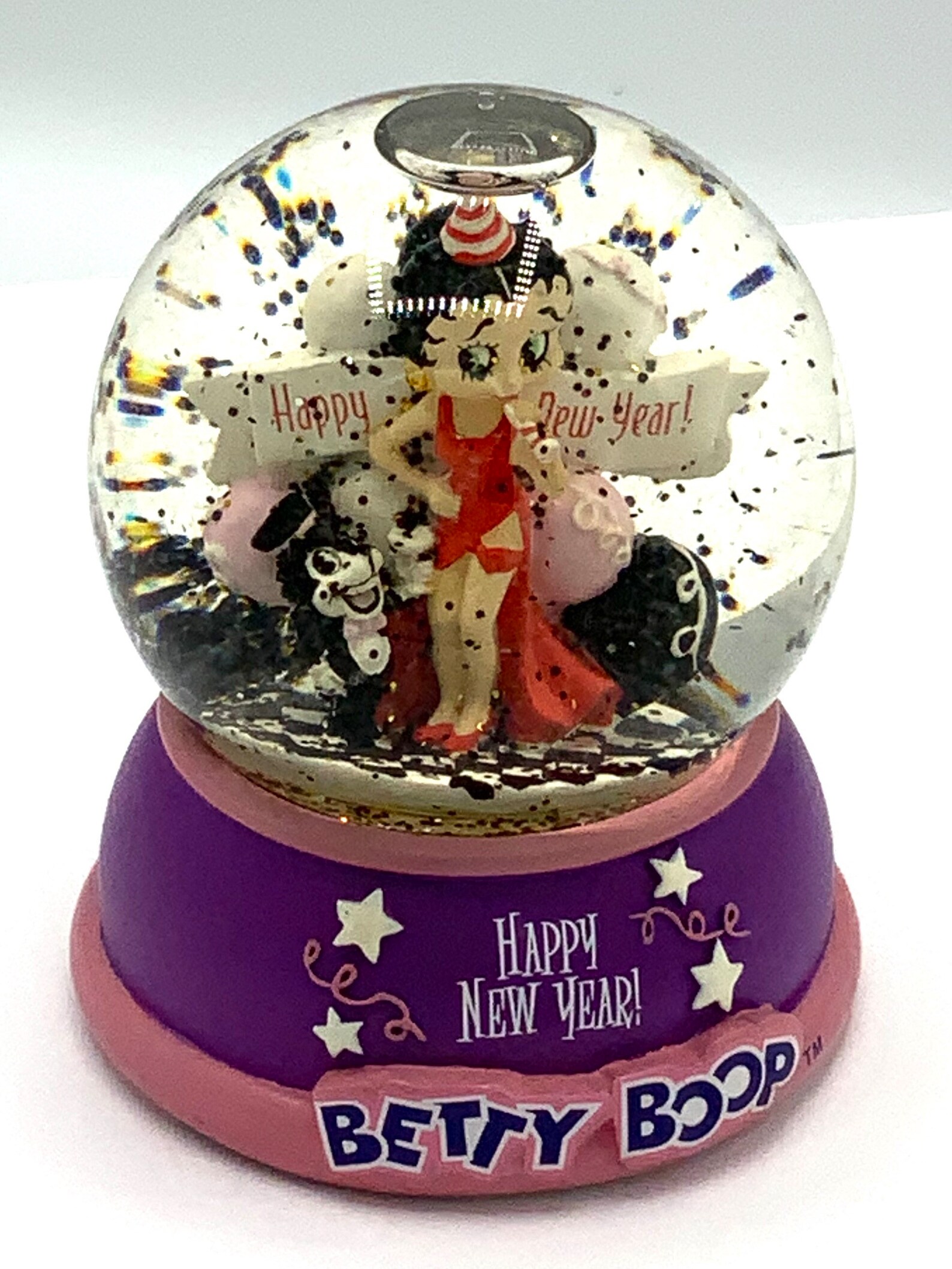 Gorgeous Collectible and Rare Betty Boop Snow Globe, Snowball, Happy ...