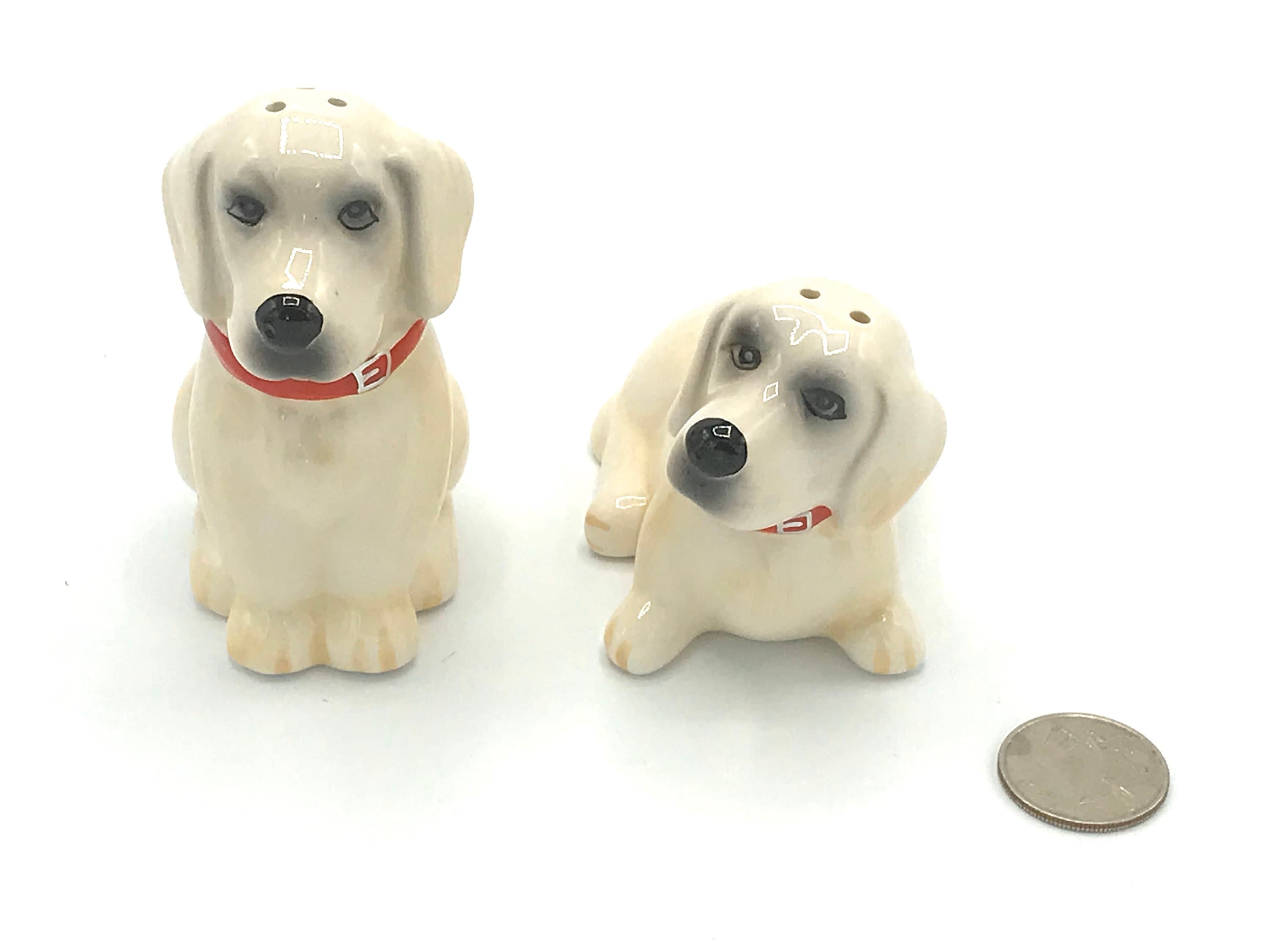 Vintage White Dogs Shakers White Dog | Etsy