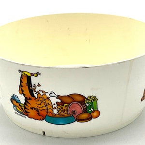 Gorgeous Collectible and Vintage Garfield Plastic Bowl, Cat Dish. - Etsy